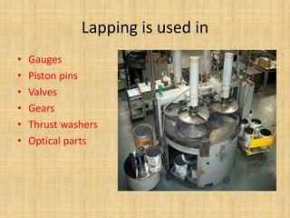 0052 surface finishing | PPTX