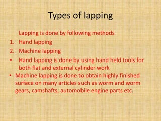 0052 surface finishing | PPTX