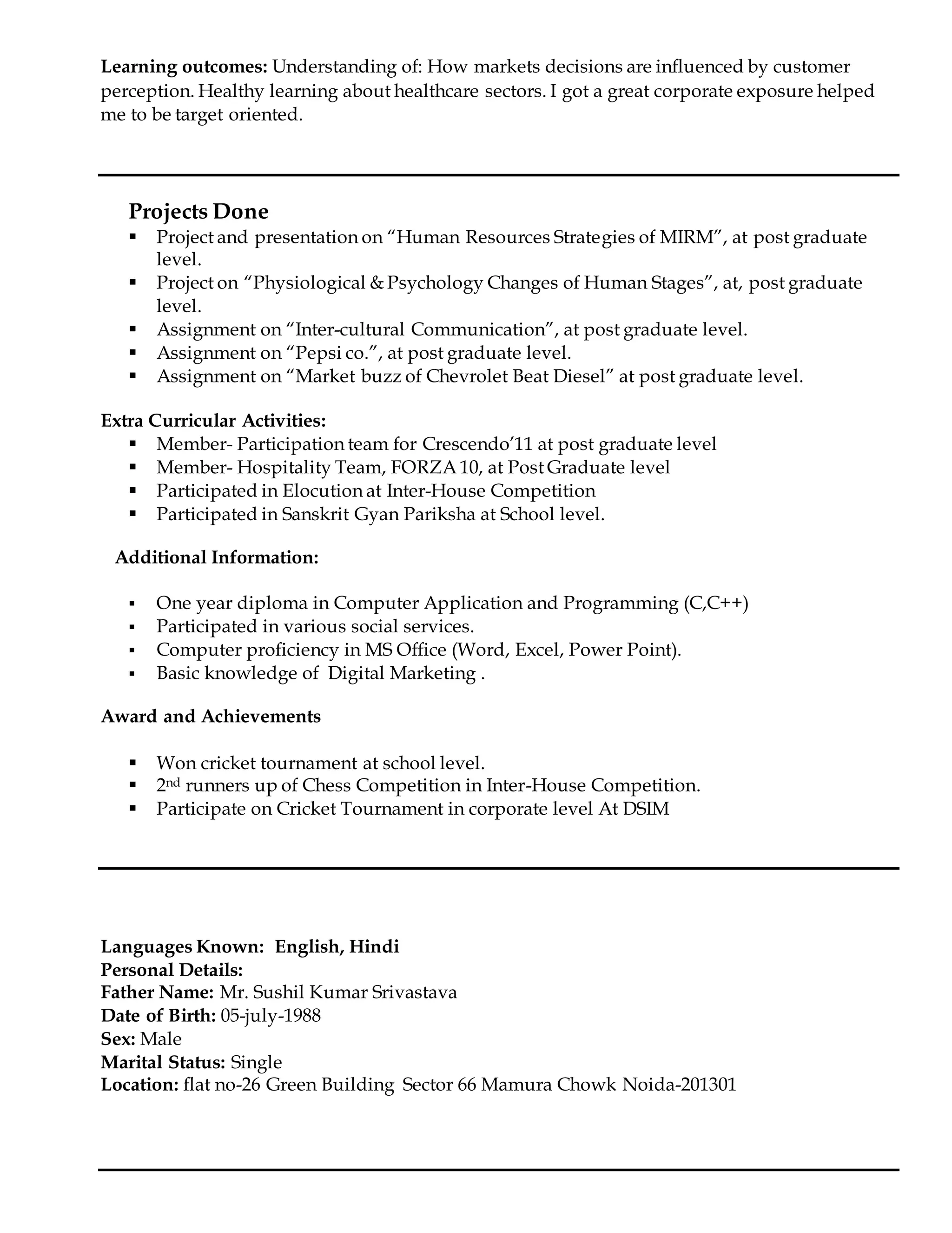 Ankit Resume | PDF