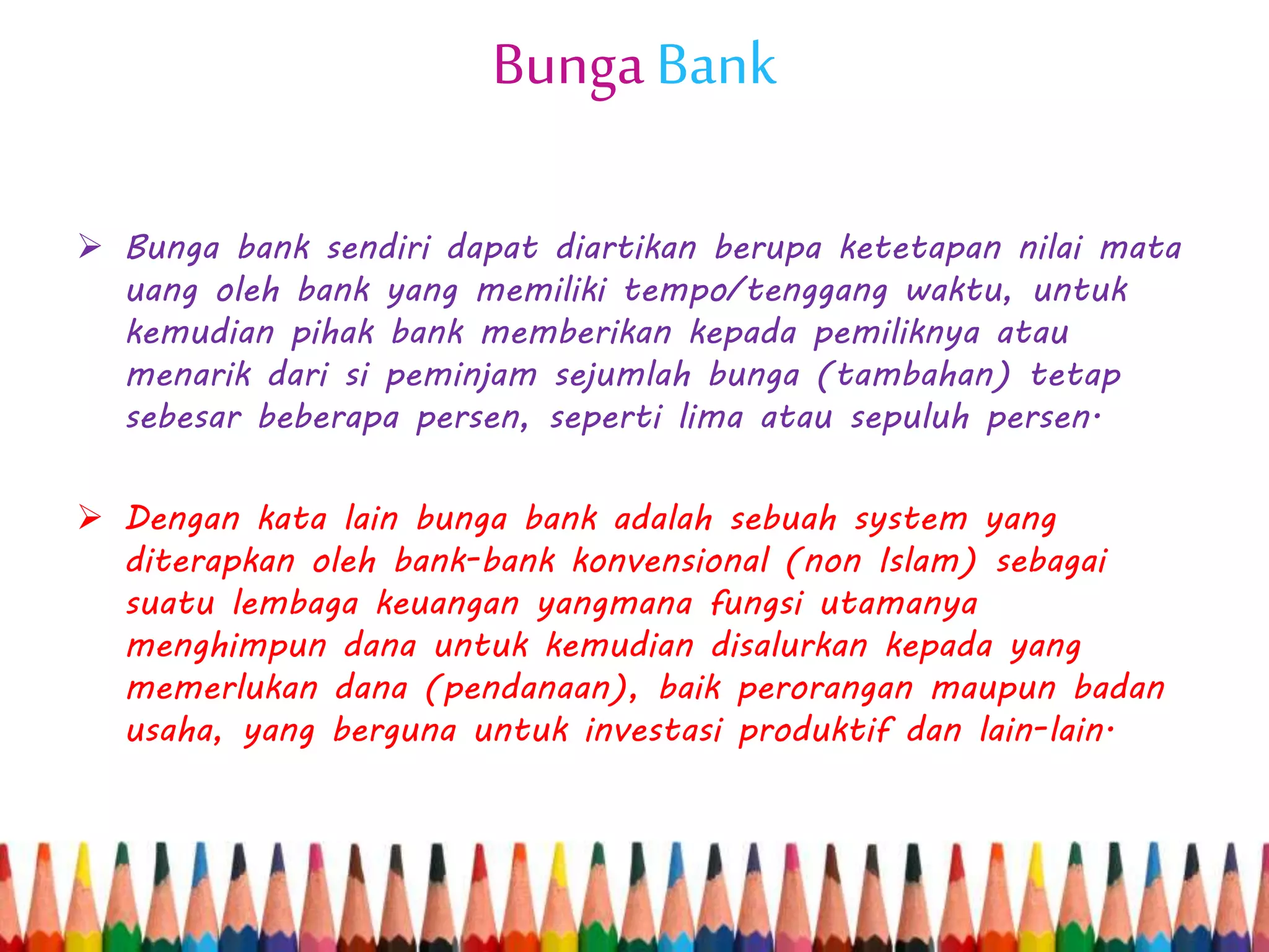Riba dan Bunga Bank | PPTX