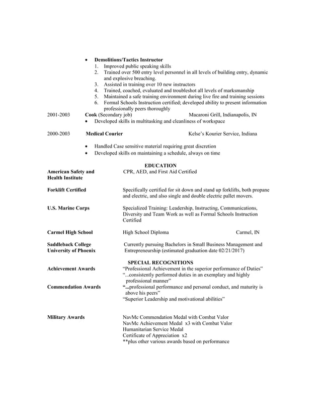 Kelse Mcclure. Resume | DOC