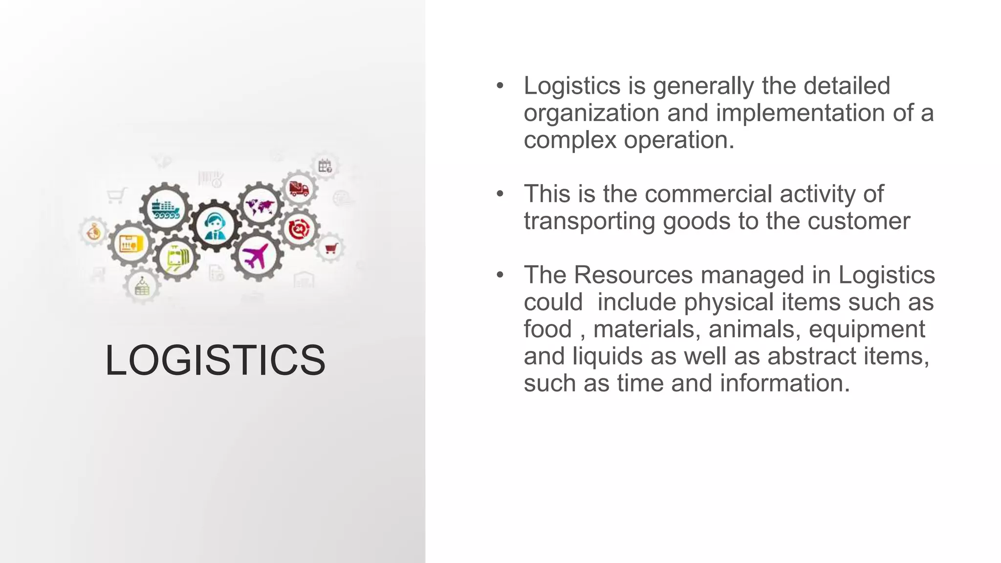 FREIGHT FORWARDING LOGISTIC | PPTX