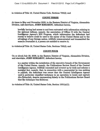 Ex-CIA John Kiriakou Complaint-Affidavit-Release | PDF | Crime ...