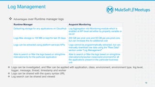 Session on API auto scaling, monitoring and Log management | PPT
