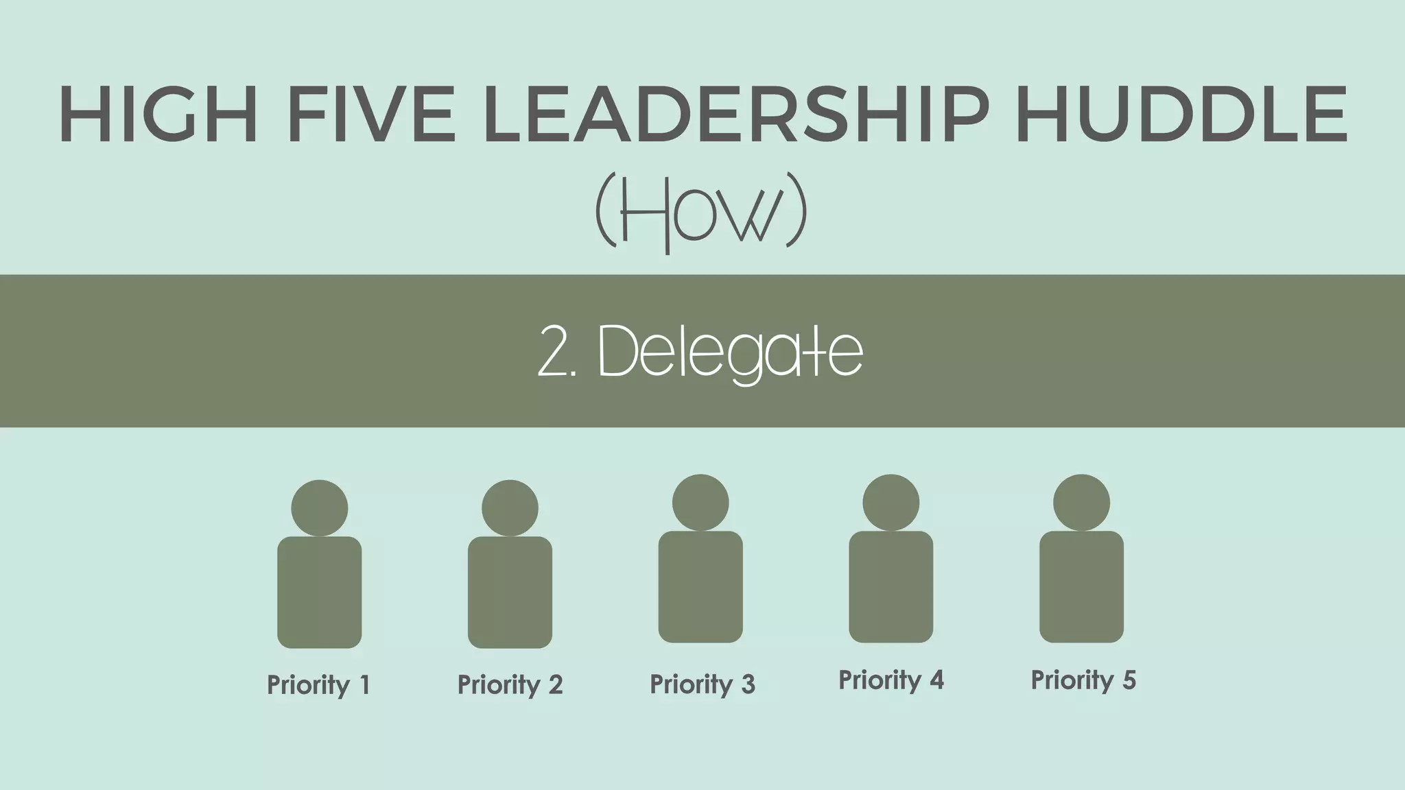High Five Leadership Huddle | PDF