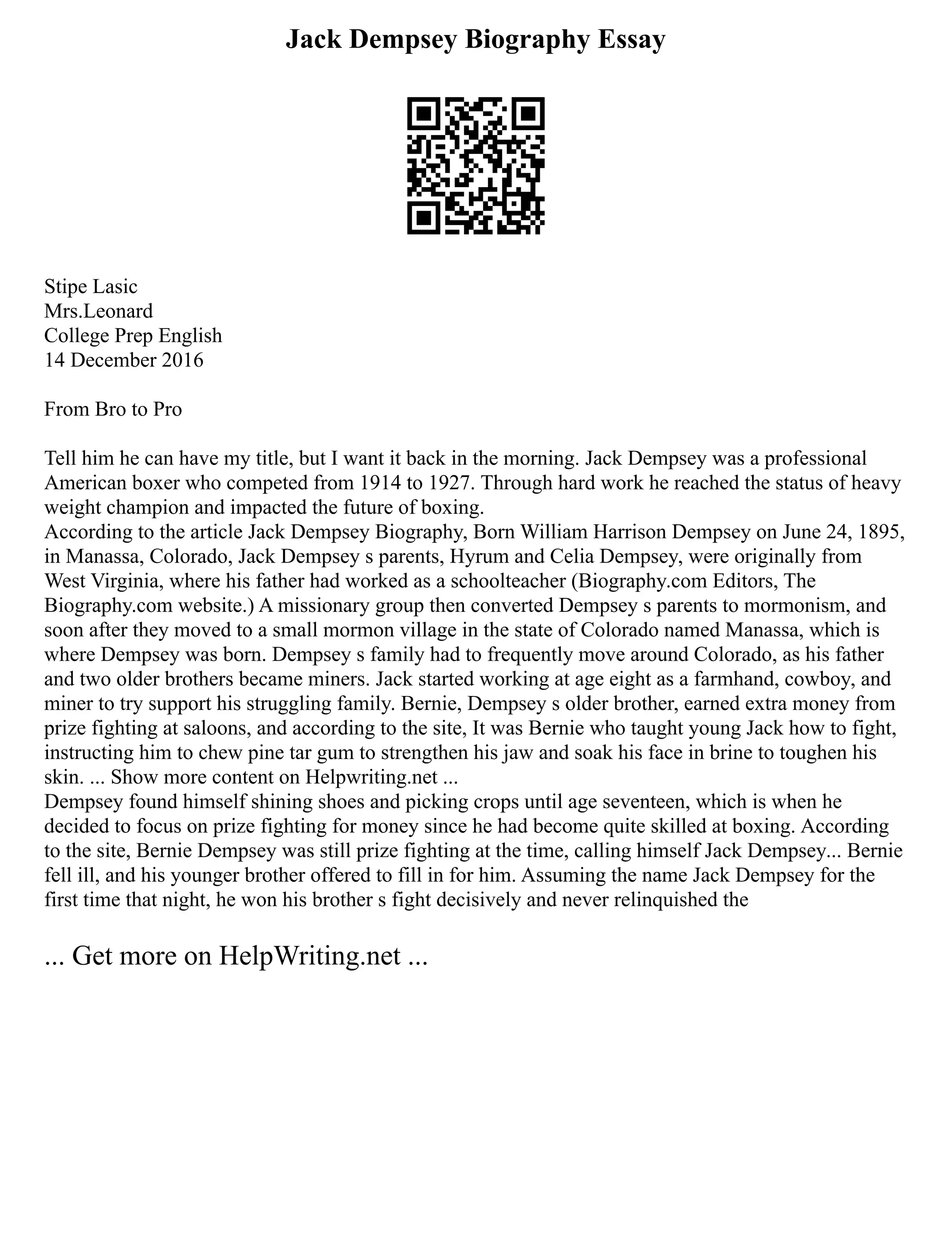 005 Essay Example How To End Paragraph In An Best | PDF