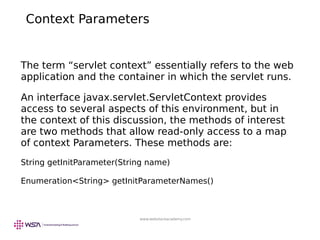 Web Component Development Using Servlet & JSP Technologies (EE6) - Chapter 5 - Container ...
