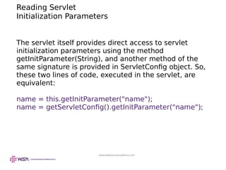 Web Component Development Using Servlet & JSP Technologies (EE6) - Chapter 5 - Container ...