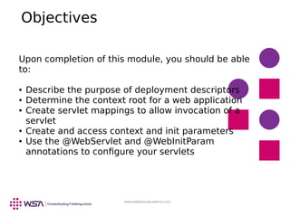 Web Component Development Using Servlet & JSP Technologies (EE6) - Chapter 5 - Container ...