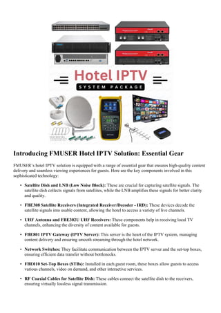 6 Best Hotel IPTV Solution Suppliers in Luanda, ANGOLA | PDF