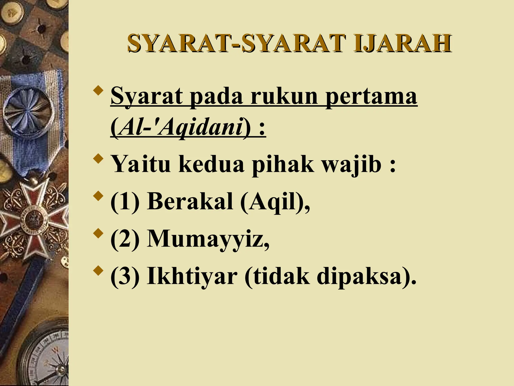 Ijarah dalam Islam: Hukum, Prinsip, dan Implementasinya.ppt
