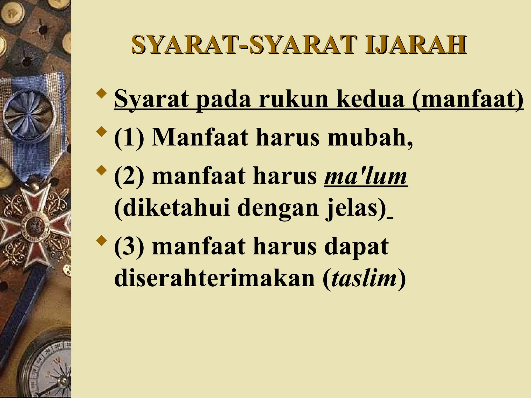 Ijarah dalam Islam: Hukum, Prinsip, dan Implementasinya.ppt