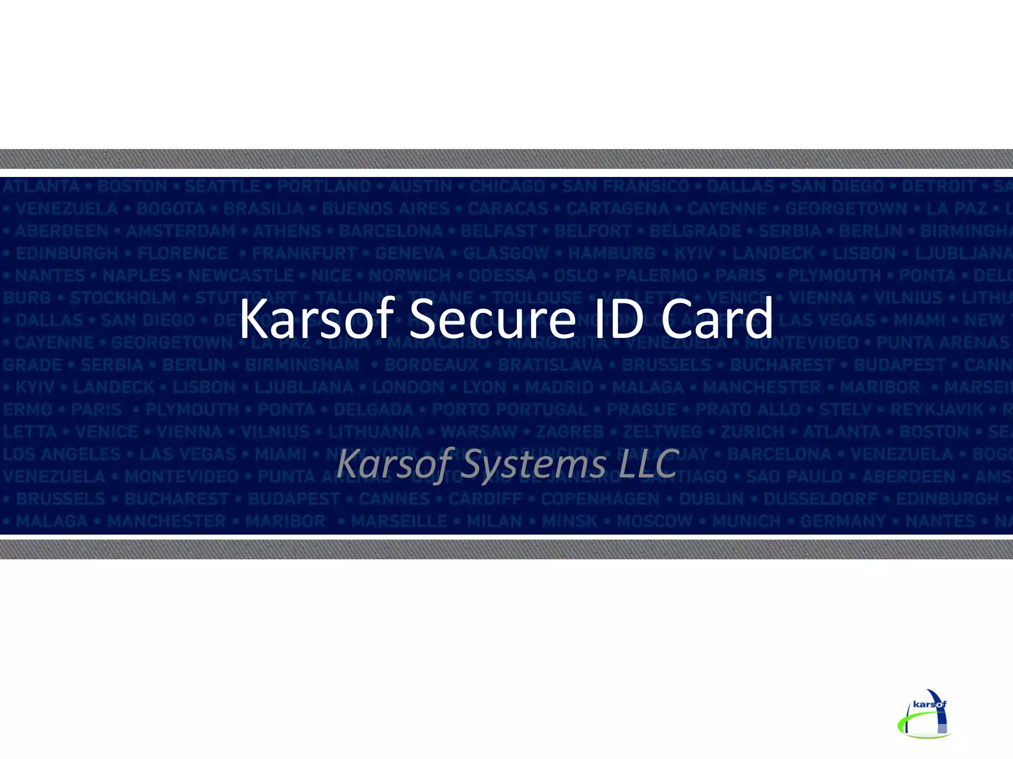karsof systems id-card | PDF | Computing | Technology & Computing
