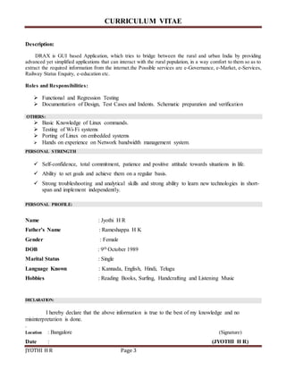 Jyothi Resume | DOCX