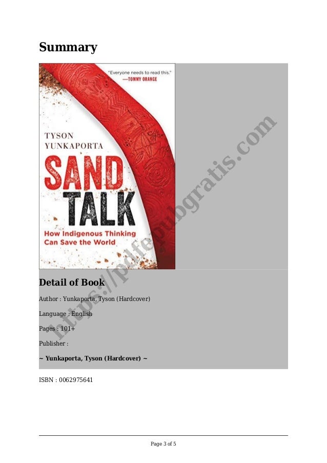 [*PDF]] sand talk how indigenous thinking can save the world