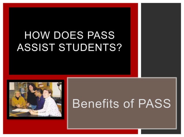 PASS PowerPoint | PPTX | Education industry | Industries