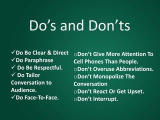 communication skill | PPTX