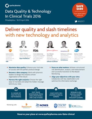 Data & Technology in Clinical Trials | PDF