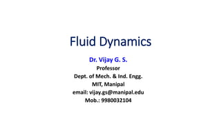 006a (PPT) Fluid Dynamics New 2022.pdf . | PPT