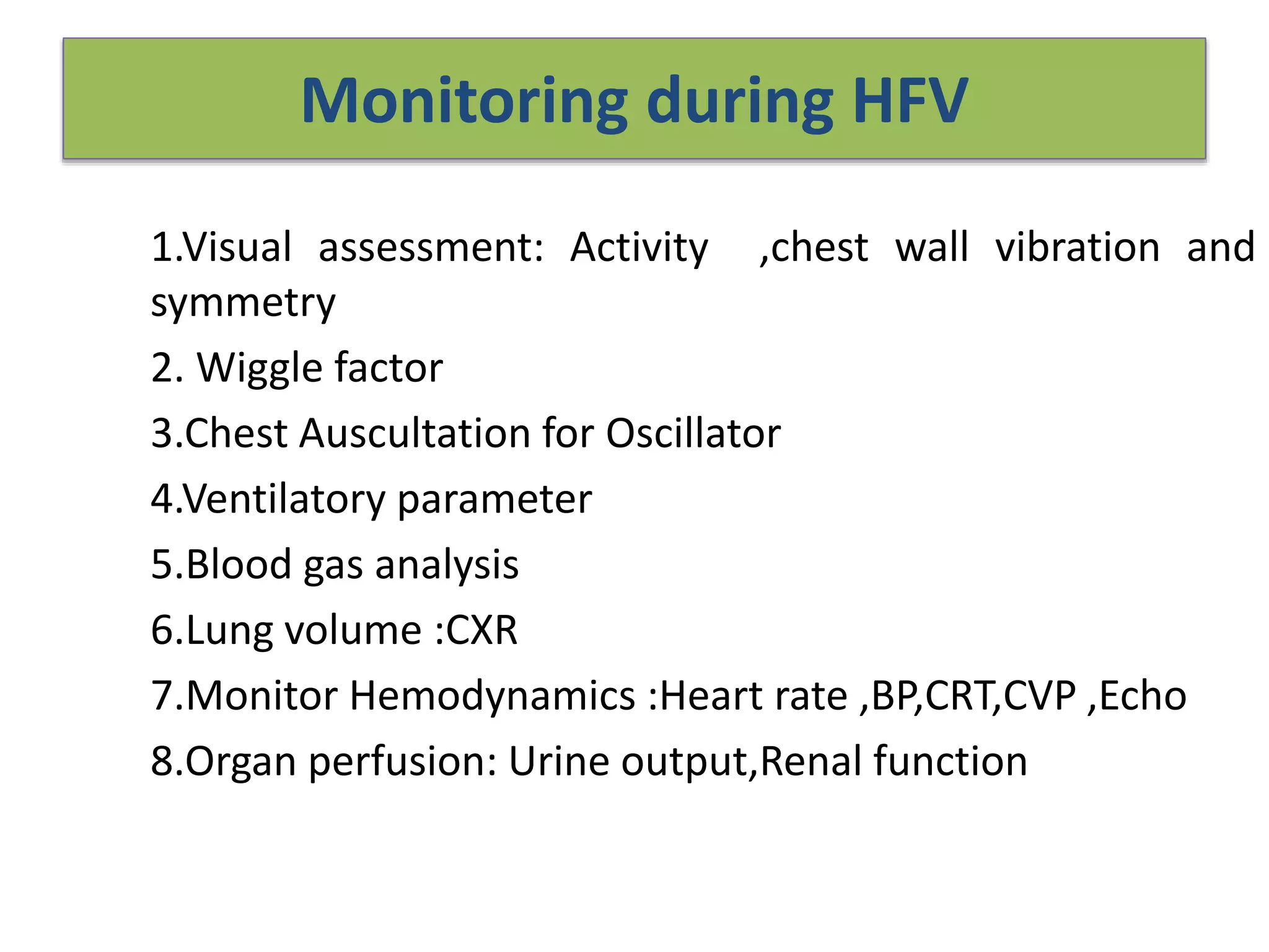 seminar on hfv - high frequency ventilation | PPT