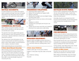 BikeSafetyPamphlet | PDF | Participant Sports | Fitness and Exercise
