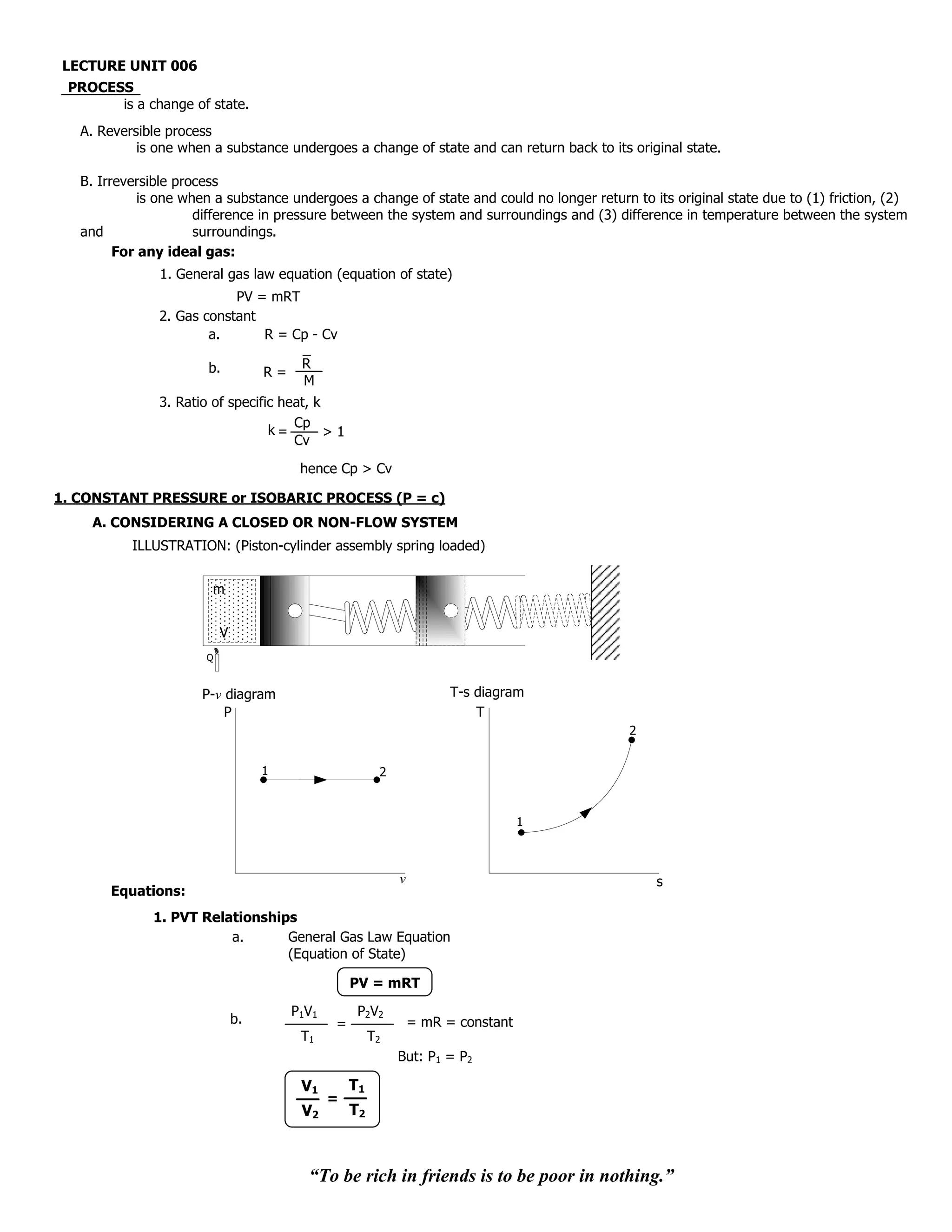 006 isobaric process | PDF