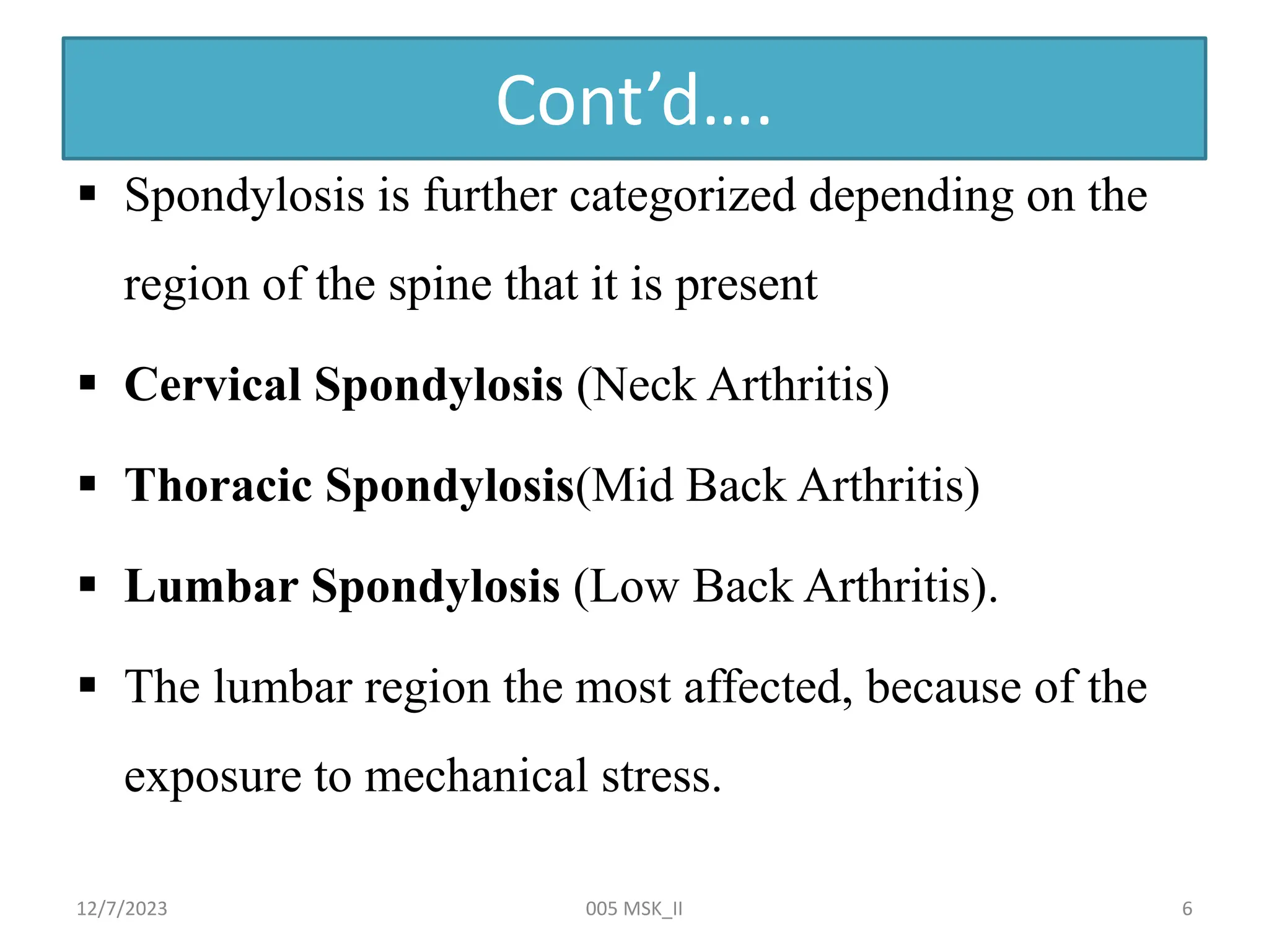 006_Lumbar Spondylosis degeneration of lumbar vertebrae ppt.pdf