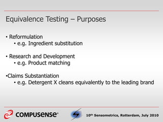 Best Practices in Equivalence Testing | PDF