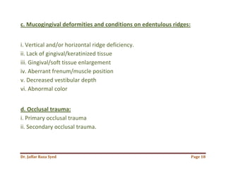 007.classification of periodontal disease and condition | PDF