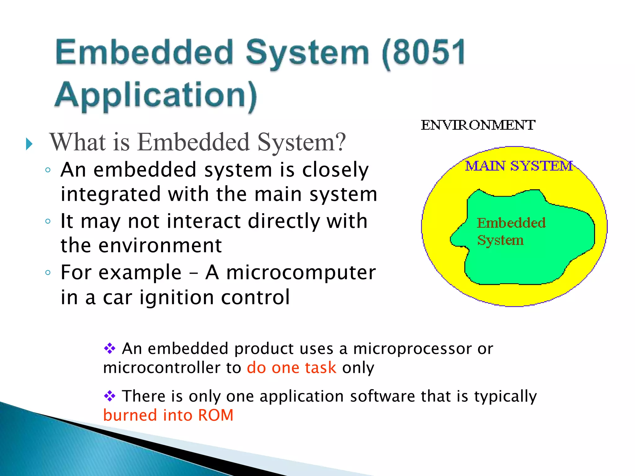 Presentation On Micro Controller 8051 And Embedded System Pptx