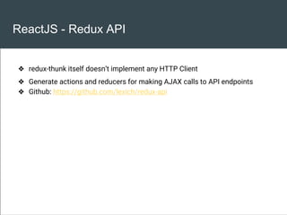 007. Redux middlewares | PPTX