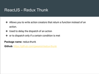 007. Redux middlewares | PPTX