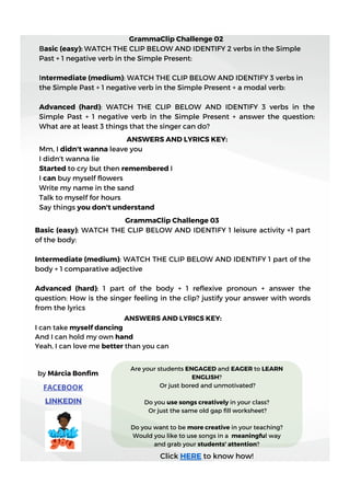 MILEY CYRUS – FLOWERS: LISTENING SONG ACTIVITY FOR ENGLISH LANGUAGE ...