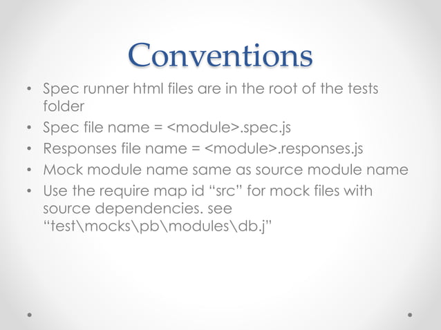 JavaScript unit testing with Jasmine | PPTX
