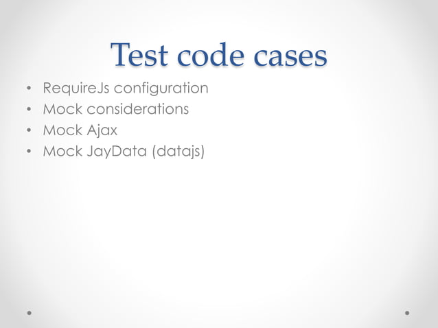 JavaScript unit testing with Jasmine | PPTX