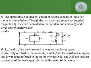Double Cage Induction Motor | PPT