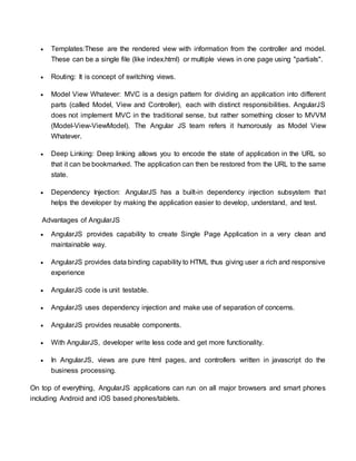 Single Page Application | DOCX | Web Development | Internet