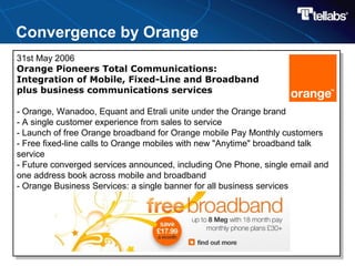 Making Convergence Pay - Tellabs v1.2 | PPT