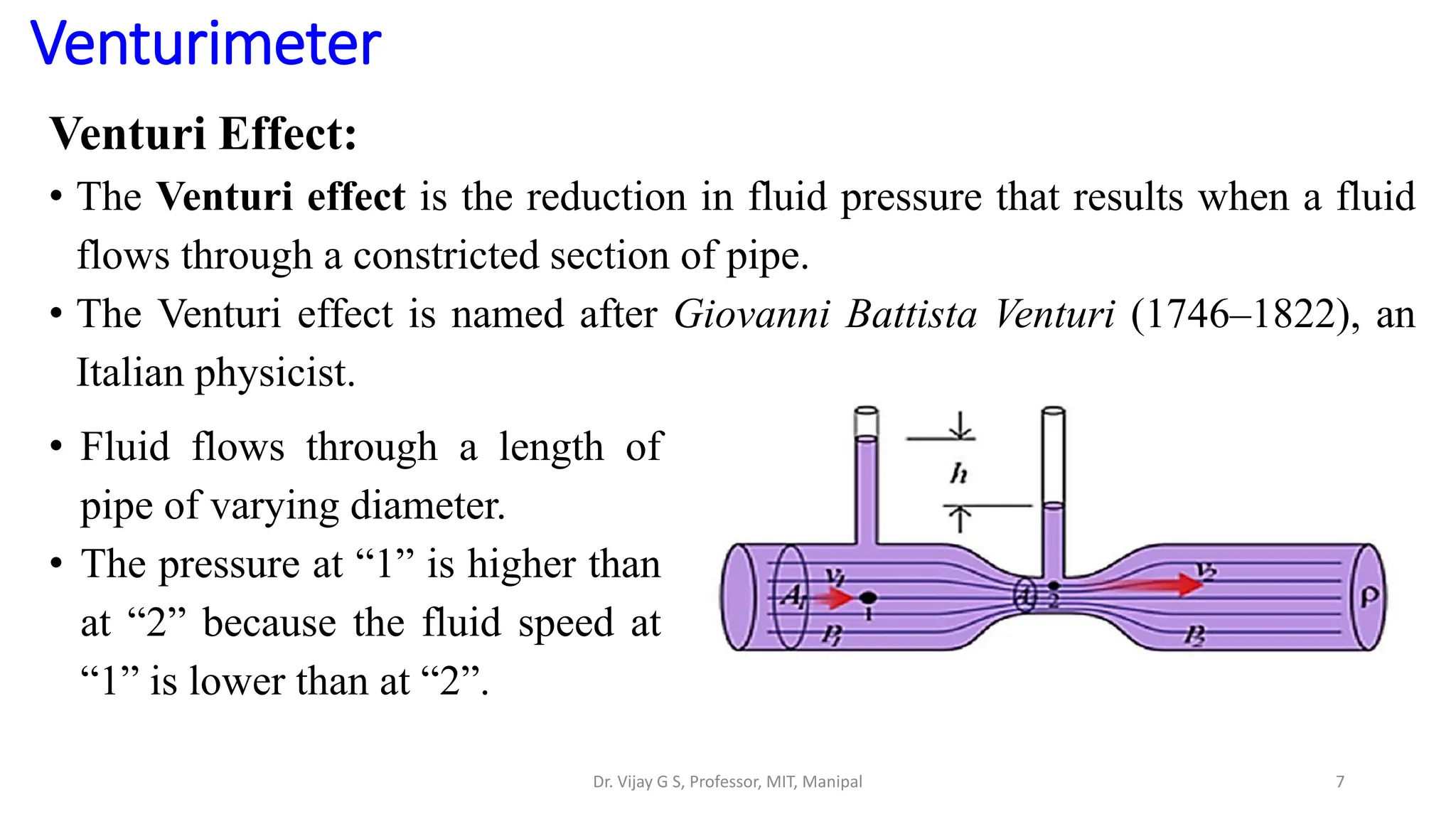 007a (PPT) Venturimeter.pdf . | PDF