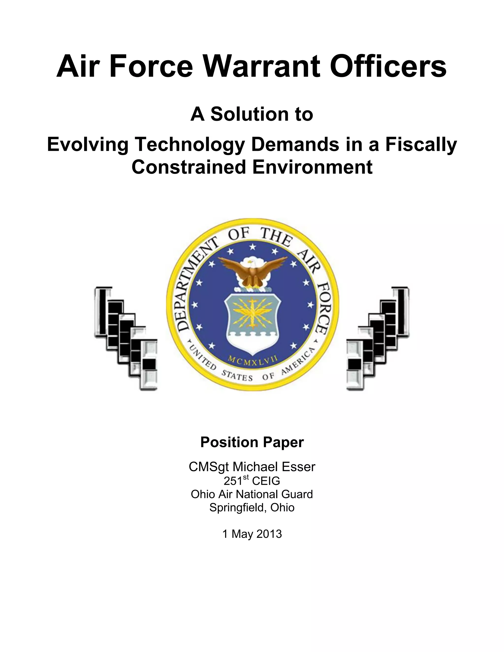 USAF_Warrant_Officers | PDF