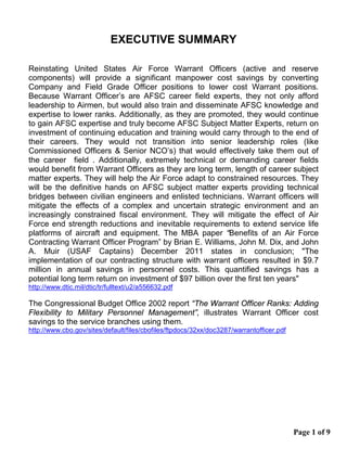 USAF_Warrant_Officers | PDF