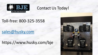 BJE 007 Tank Alarm Mission: Making a Great Impression | PPTX