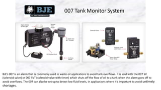 BJE 007 Tank Alarm Mission: Making a Great Impression | PPTX