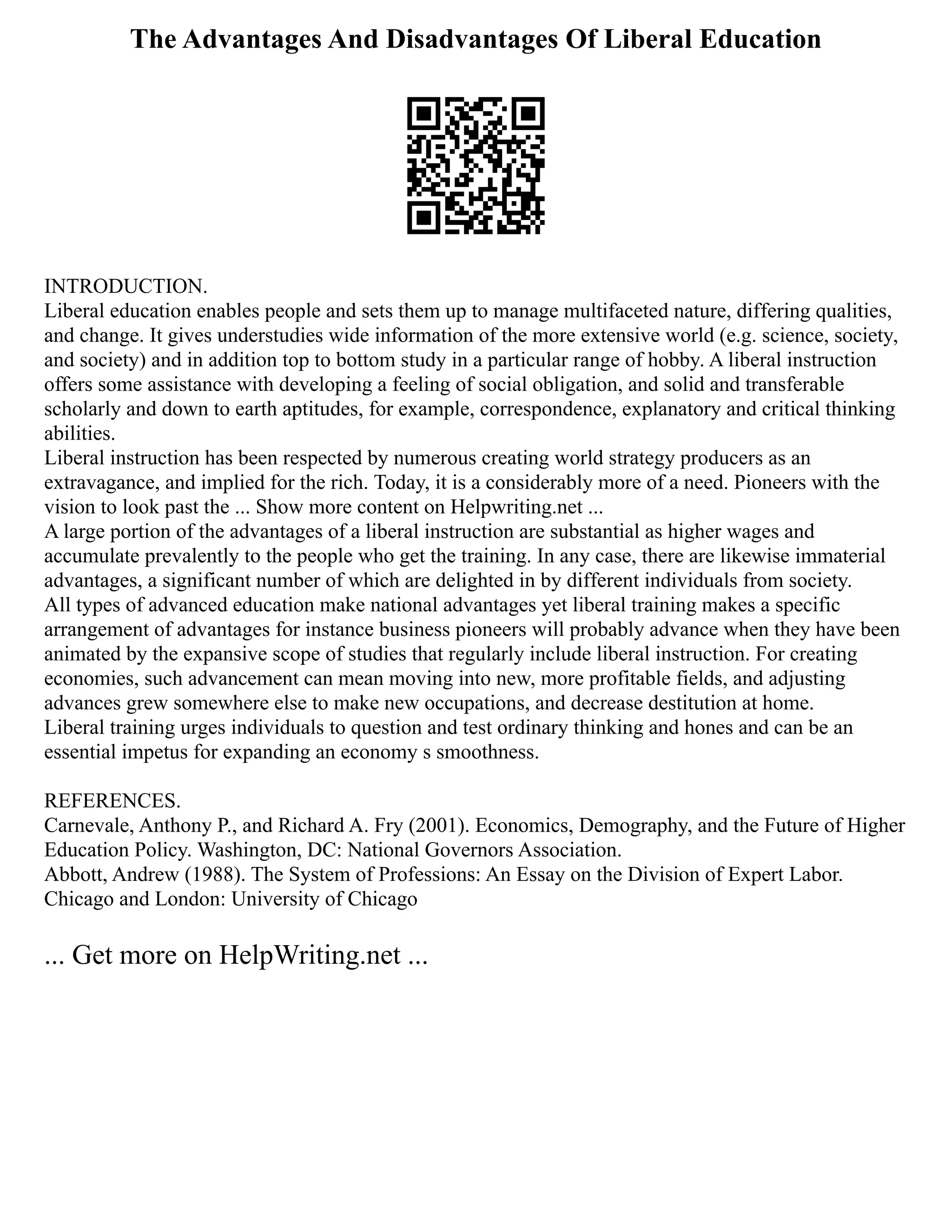 007 Essay Example Colleg | PDF