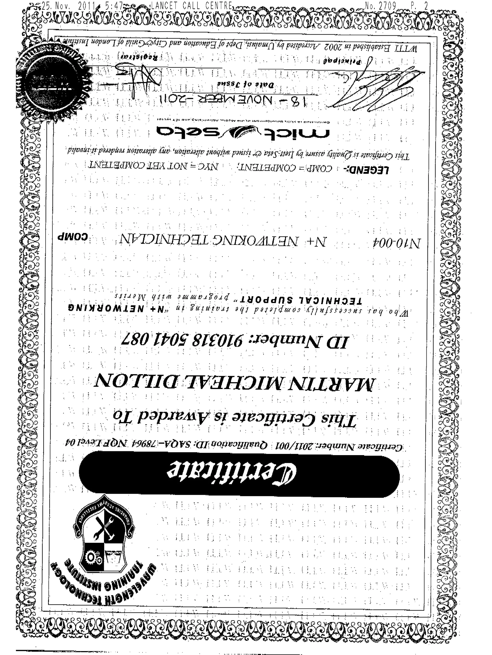 Michael Martin Certificate IT.PDF