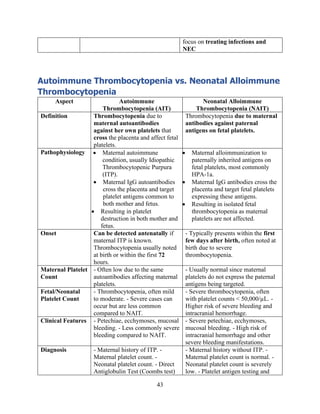hematology of the newborn at a glance- neonatology | PDF
