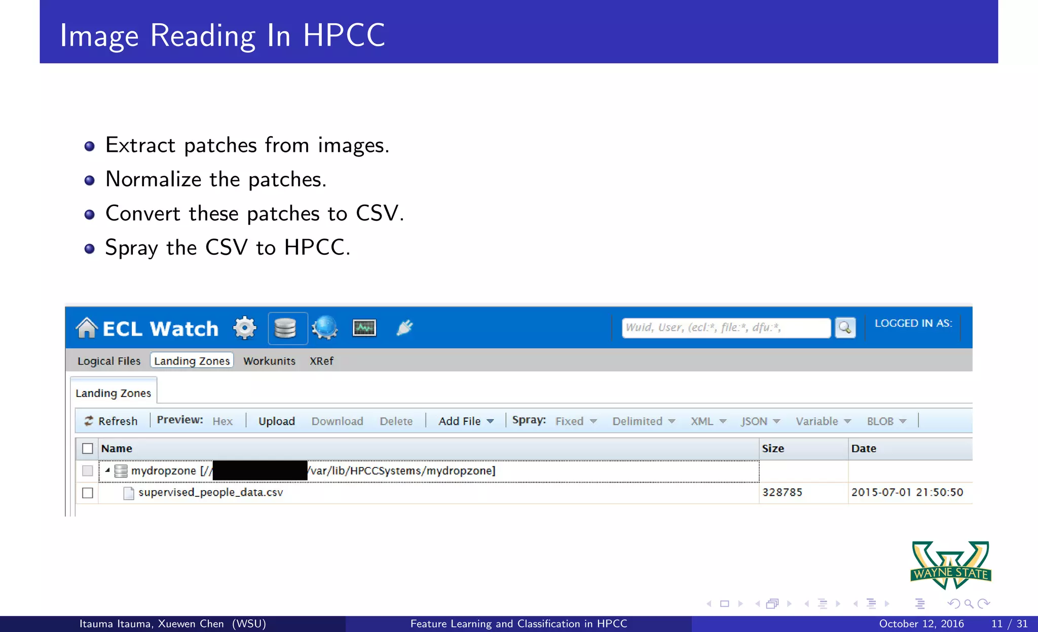 Unsupervised Learning And Image Classification In High Performance Computing Cluster Ppt 7748