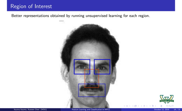 Unsupervised Learning and Image Classification in High Performance Computing Cluster | PPT