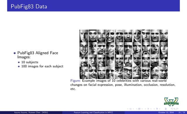 Unsupervised Learning and Image Classification in High Performance Computing Cluster | PPT