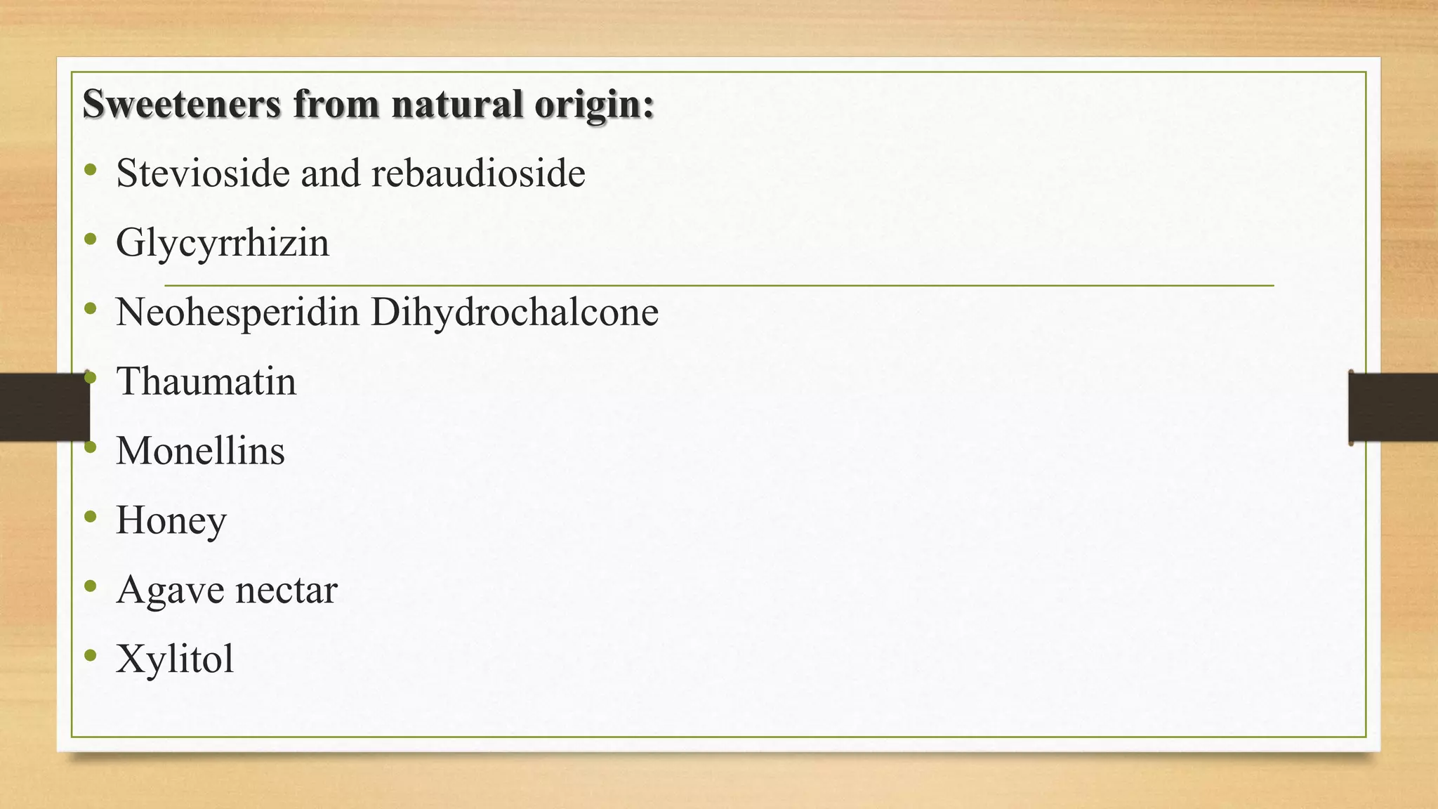 007 natural sweetner | PDF